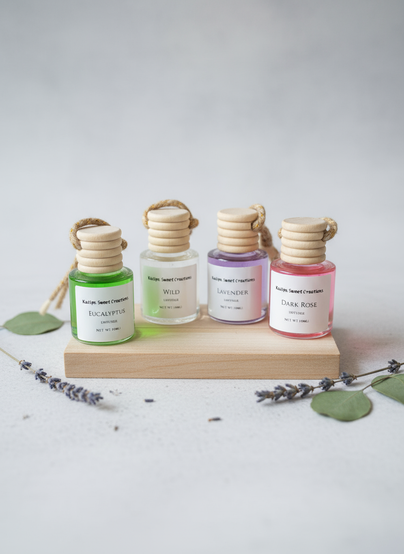 handcrafted car diffusers – Kallpa Sweet Creations